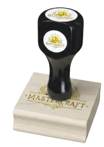 Custom Rubber Stamp - Personalized Logo Any Design | Mastercraft